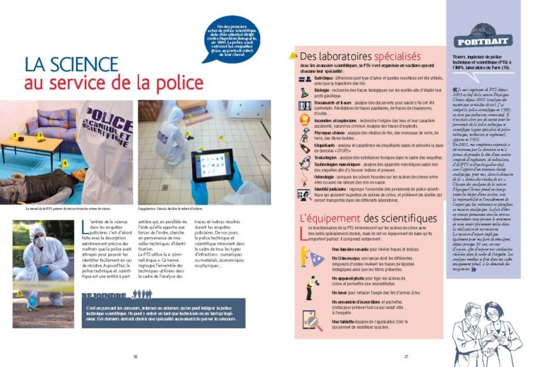 Police - Les métiers en BD - Éditions Petit à Petit