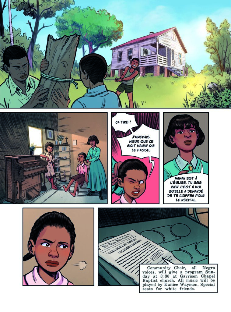 Nina Simone en BD - Éditions Petit à Petit